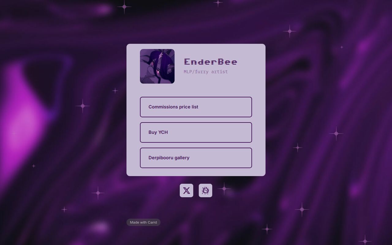 Links [enderbeeart.carrd.co]